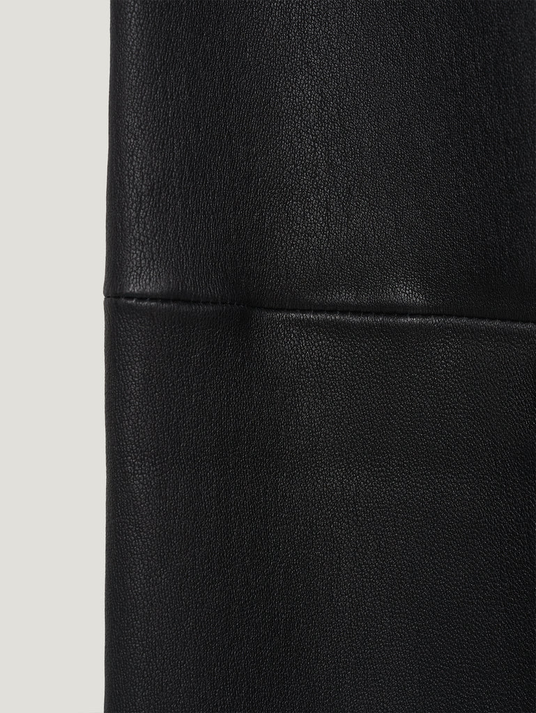 Black Stretch Leather Trousers– Connolly