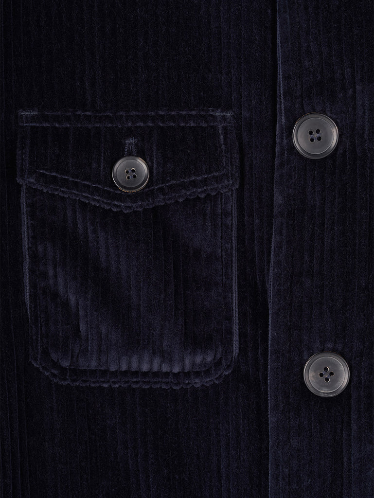 Navy Cord Poachers Jacket– Connolly