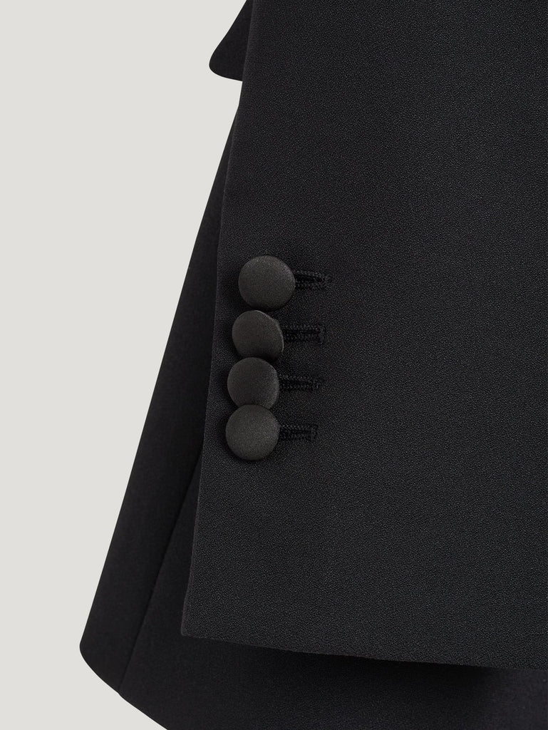 Double Breasted Black Smoking Suit– Connolly