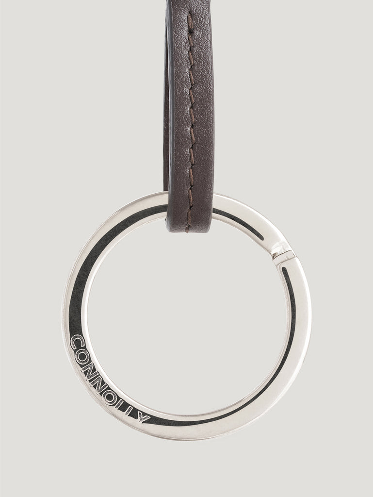 Brown String Key Ring | Connolly Leather Keyrings