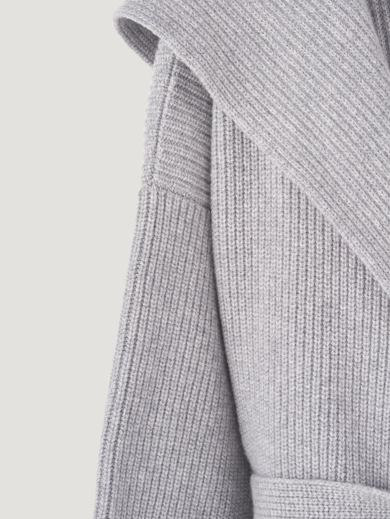 Light Grey Cashmere Robe de Chambre | Connolly Cashmere | Connolly Online