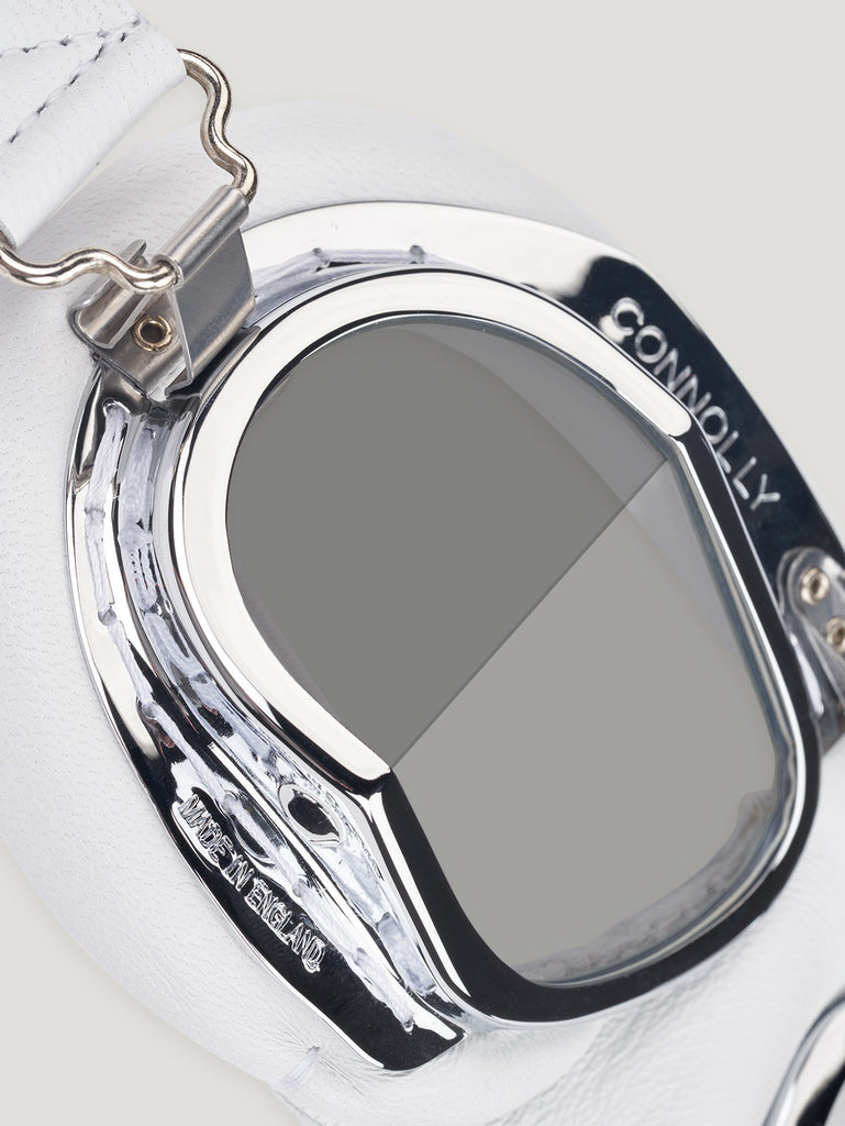 White CB Tinted Driving Goggles | Driving Goggles | Connolly Sporting