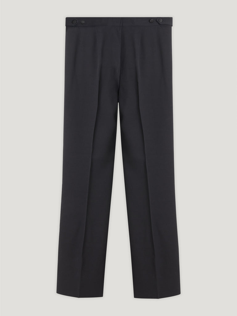Black Smoking Trousers | Black Tie Smoking Trousers– Connolly