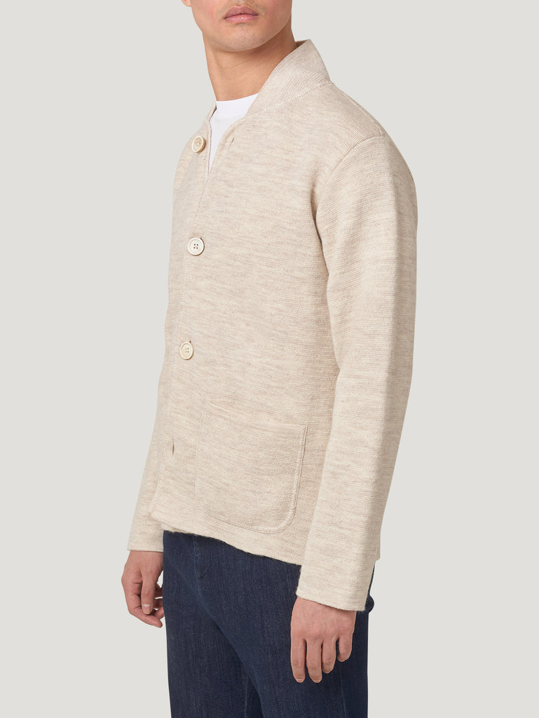 Natural Single Breasted Driving Jacket | Connolly Sporting Collection