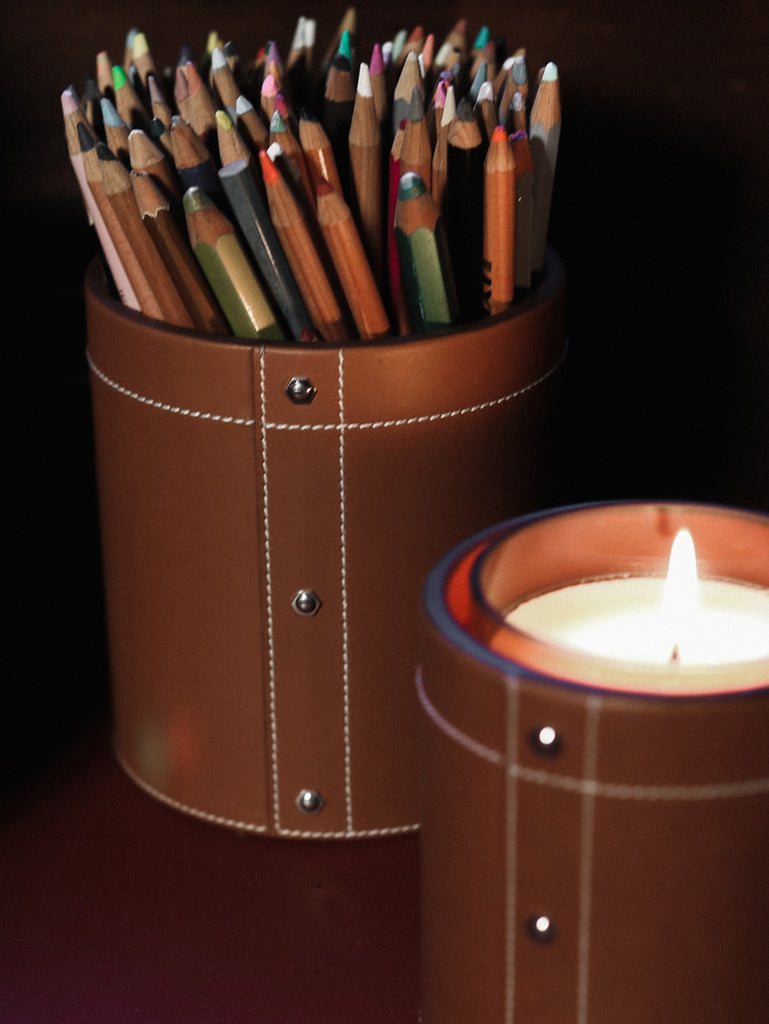 Connolly England Accessories | Tan Large Pen Pot