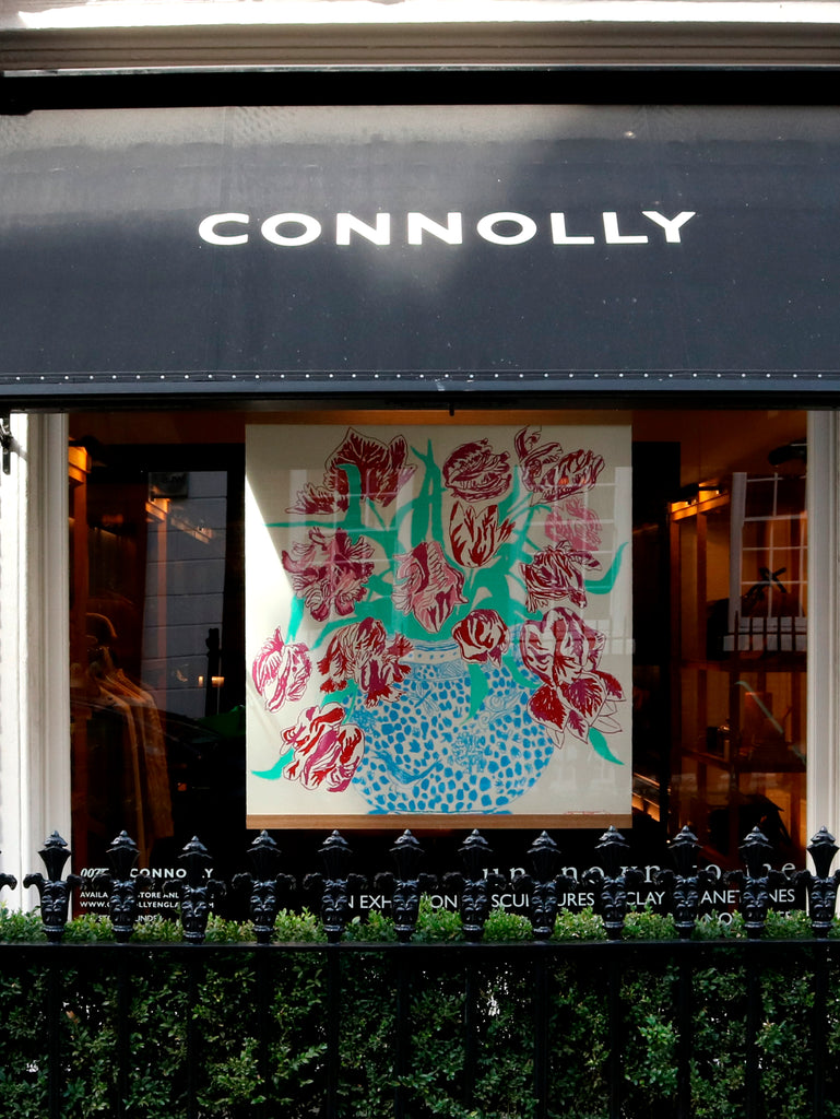 Oisin Byrne Cut Flowers Screen Print by | Connolly Art | Exhibitions